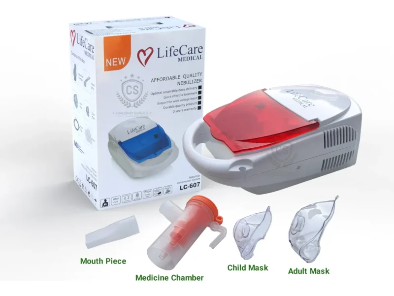 Nebulizer Machine Lifecare LC-607 Best Quality Nebulizer for Infants