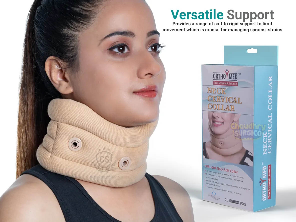 Hard Cervical collar Orthomed for Neck pain and support